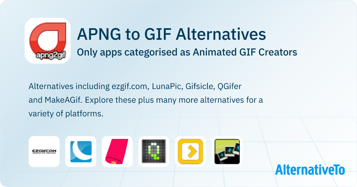 APNG to GIF Alternatives: Top 20 Animated GIF Creators | AlternativeTo