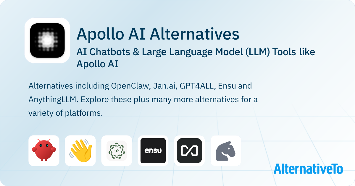 Apollo AI Alternatives: Top 12 AI Chatbots | AlternativeTo