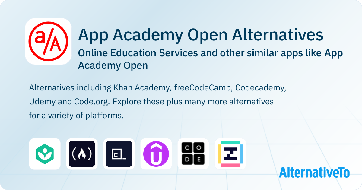 App Academy Open Alternatives: Top 20 Online Education Services ...