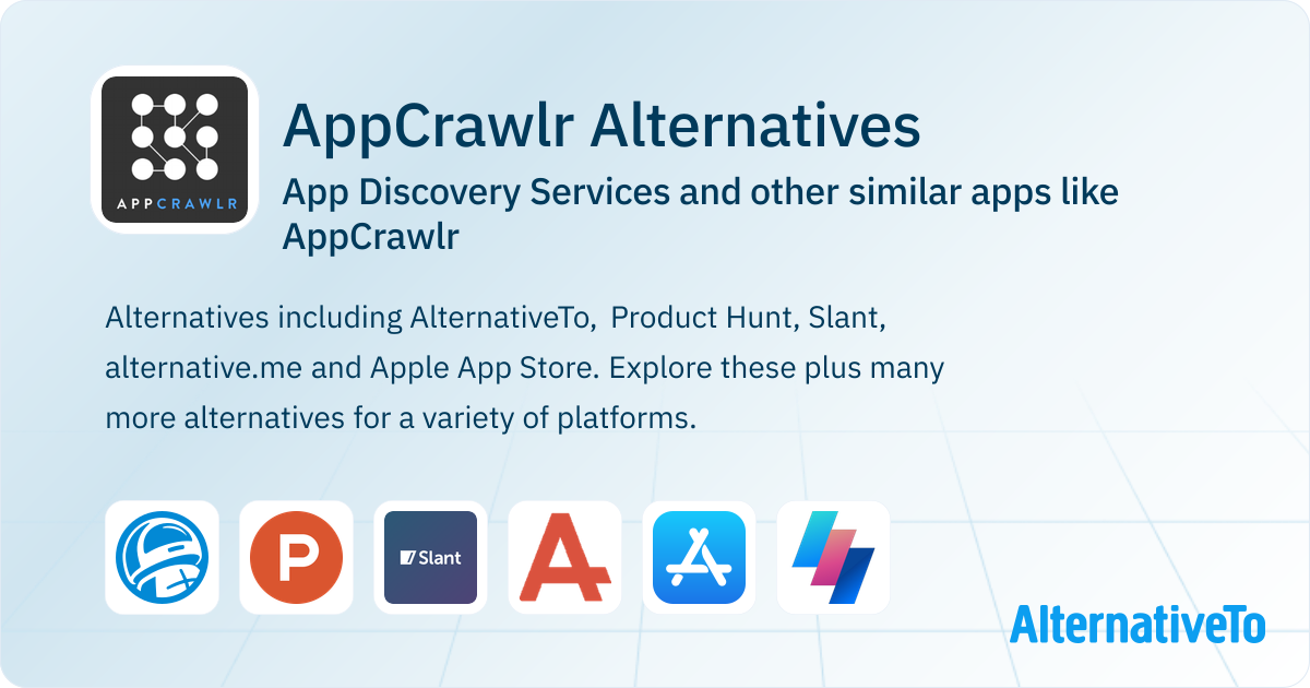 AppCrawlr Alternatives: Top 12 App Discovery Services & Similar ...