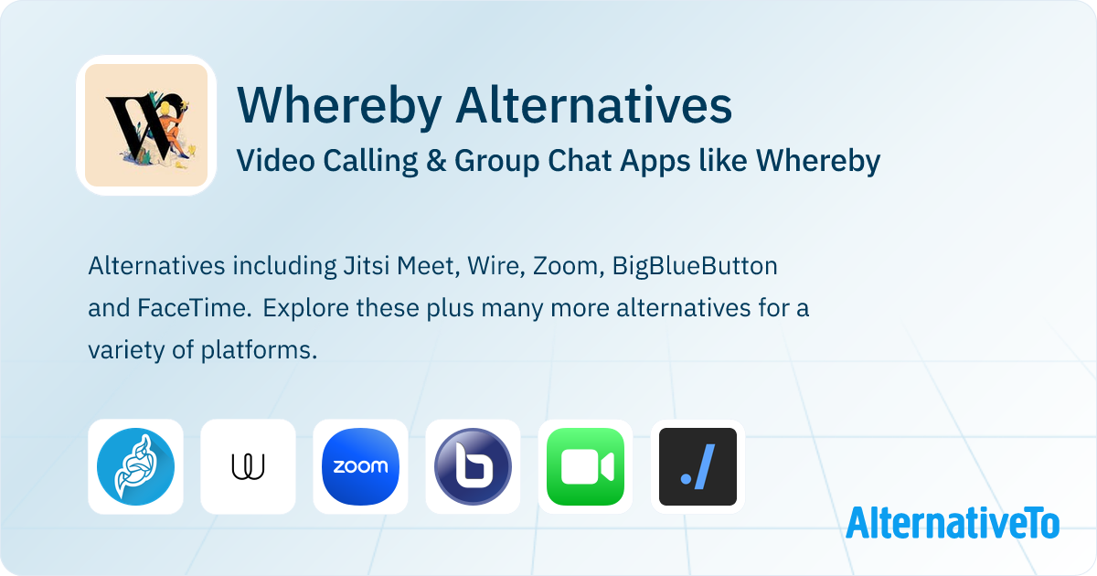 Whereby Alternatives: Top 12 Group Chat Apps | AlternativeTo