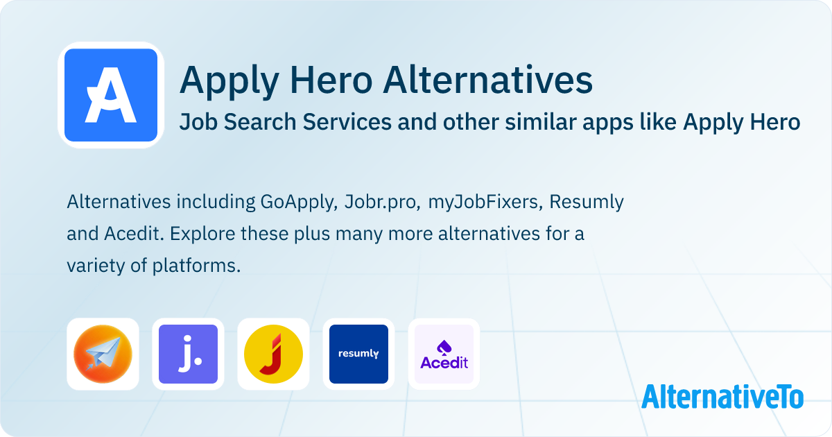 Apply Hero Alternatives: Top 5 Job Search Services & Similar Websites ...