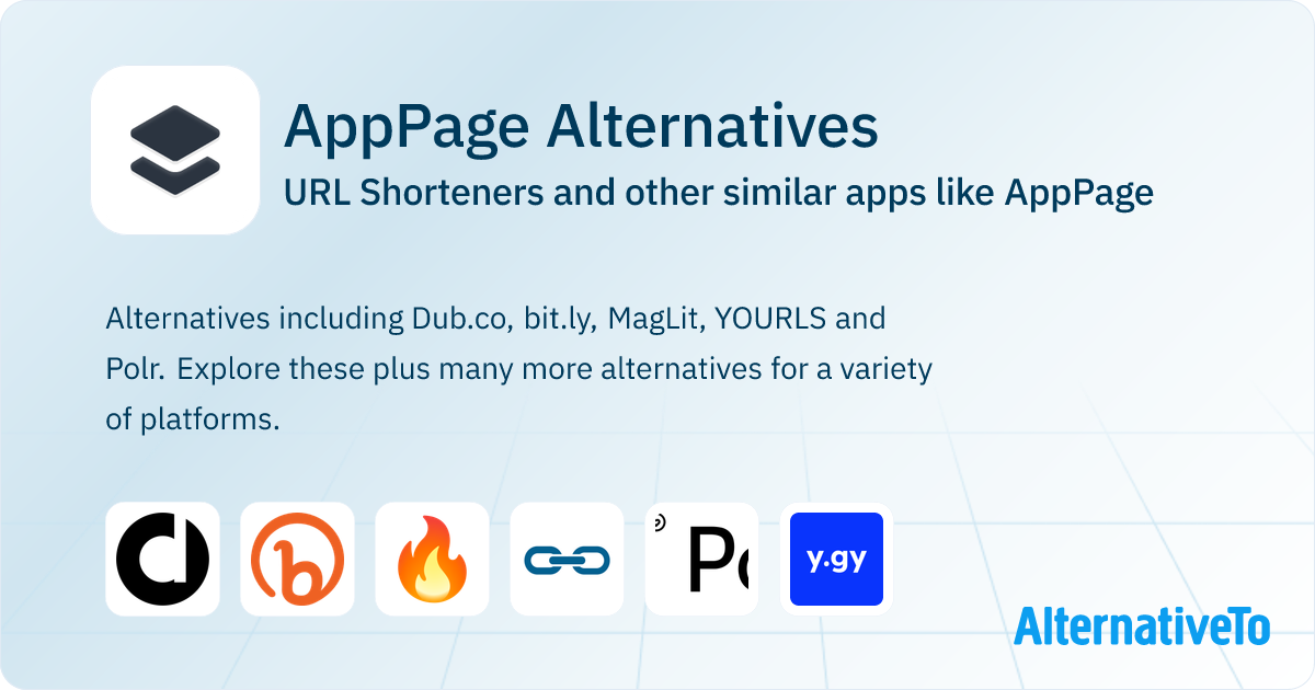 AppPage Alternatives: Top 12 URL Shorteners & Similar Apps | AlternativeTo