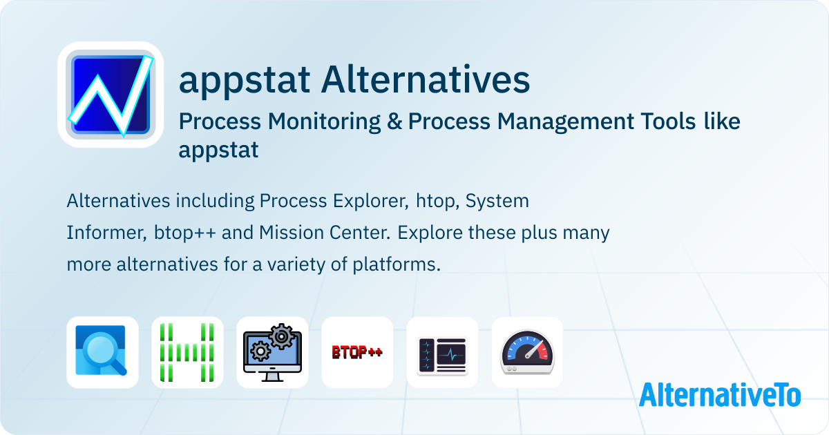 appstat Alternatives: Top 12 Process Monitoring Tools | AlternativeTo