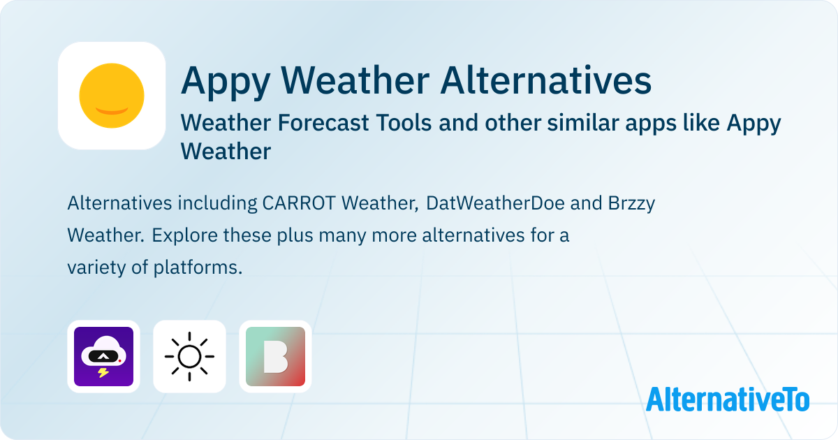 Appy Weather Alternatives: Top 3 Weather Forecast Tools & Similar Apps ...