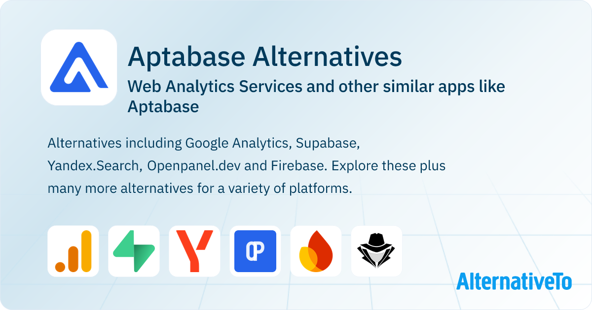 Aptabase Alternatives: Top 12 Web Analytics Services & Similar Apps ...
