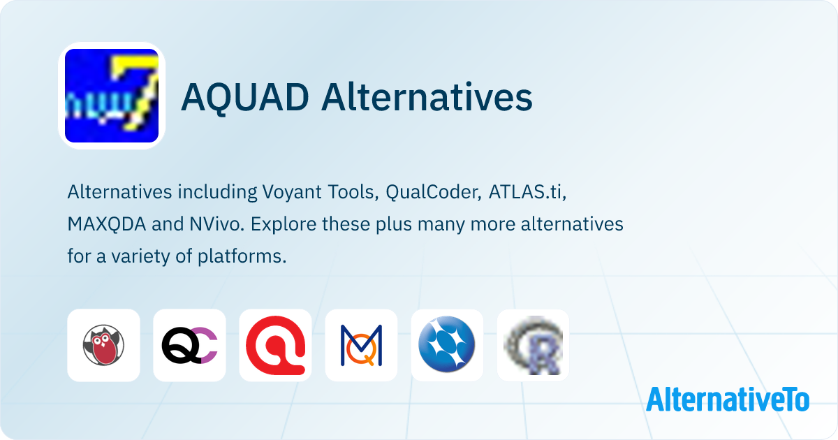 AQUAD Alternatives - Explore Similar Software | AlternativeTo