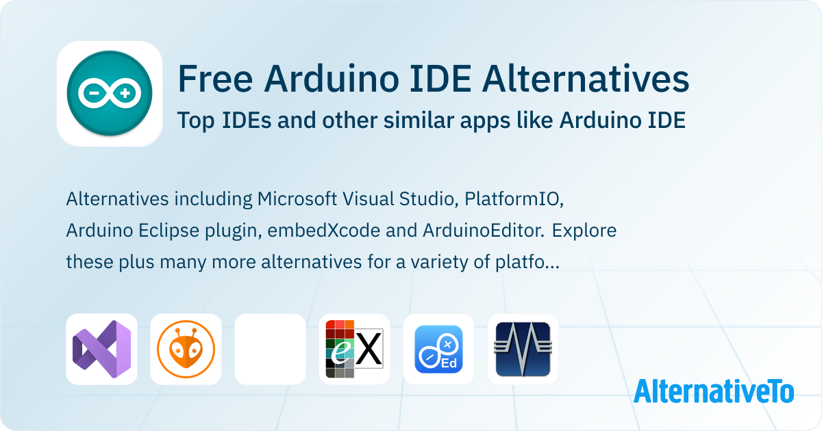 Free Arduino IDE Alternatives: Top 12 IDEs | AlternativeTo