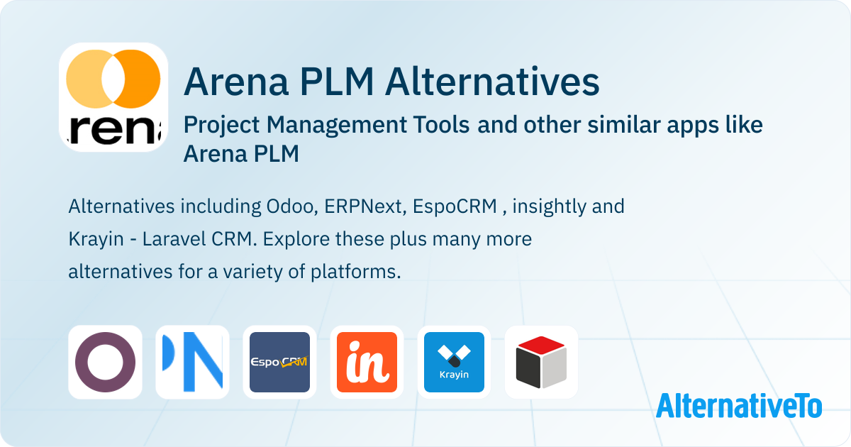 Arena PLM Alternatives: Top 12 Project Management Tools & Similar ...