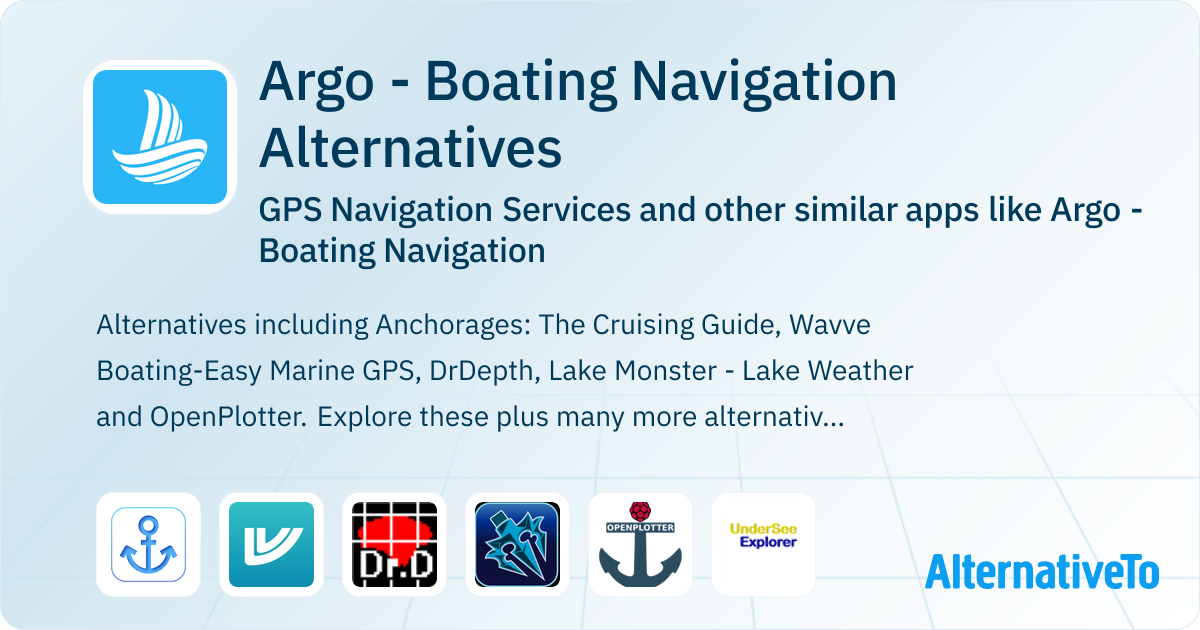 Argo - Boating Navigation Alternatives: Top 7 GPS Navigation Services ...