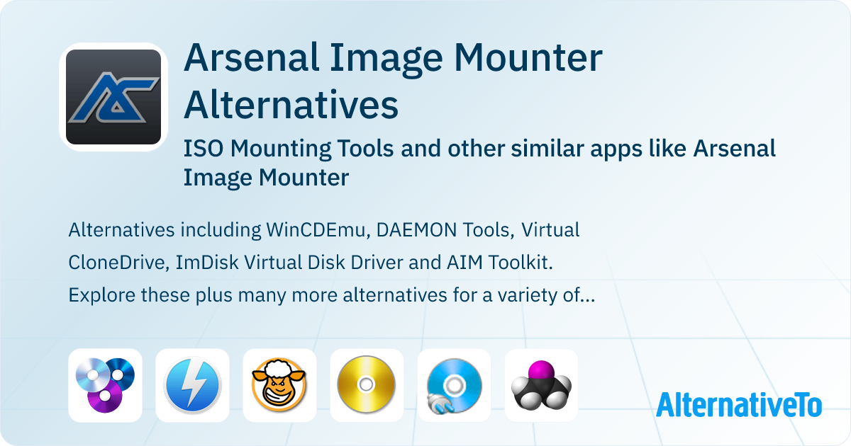 Arsenal Image Mounter Alternatives: Top 12 ISO Mounting Tools & Similar ...