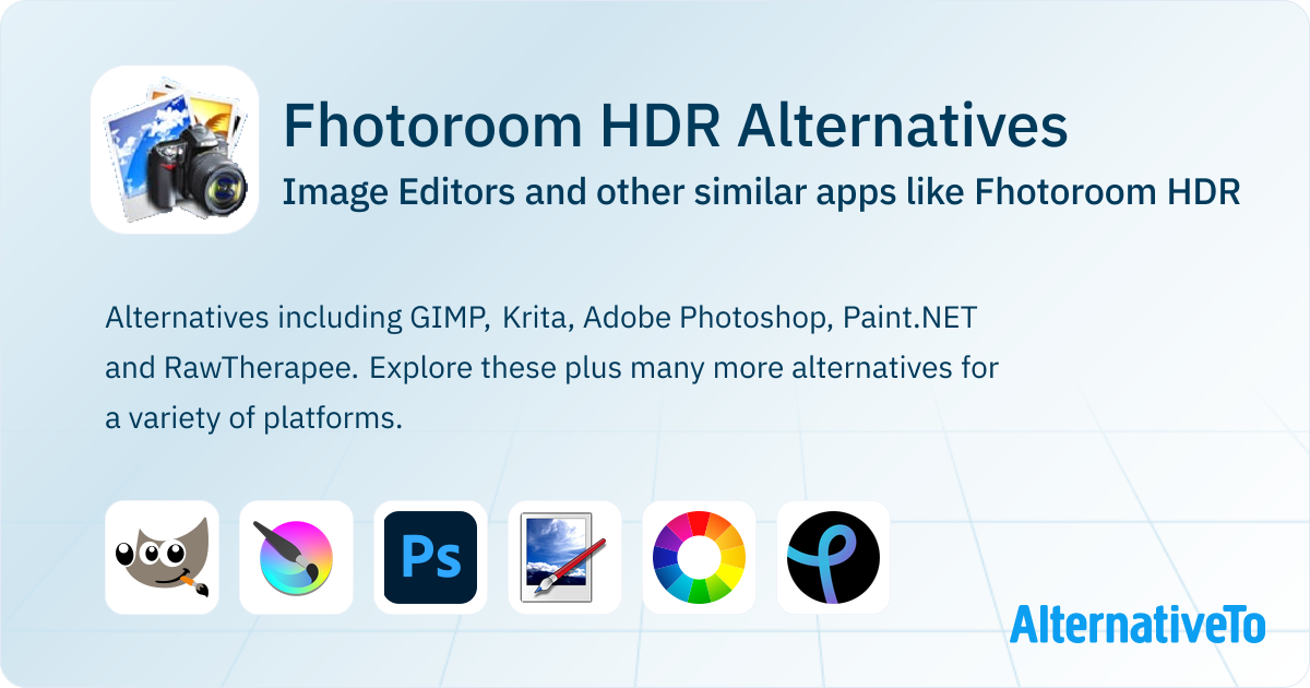 Fhotoroom HDR Alternatives: Top 12 Image Editors & Similar Apps ...