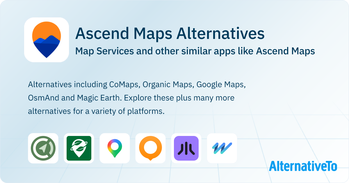 Ascend Maps Alternatives: Top 23 Map Services & Similar Apps ...