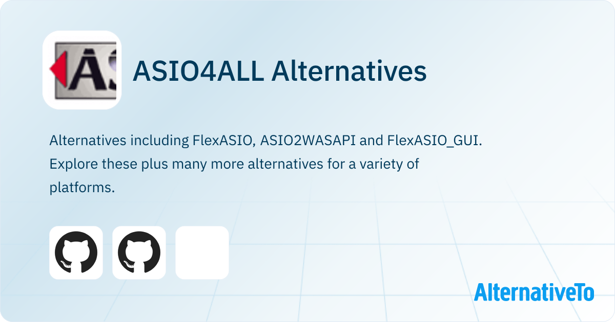 ASIO4ALL Alternatives - Explore Similar Software | AlternativeTo