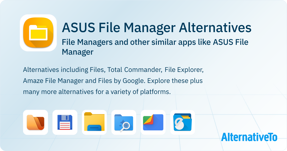 ASUS File Manager Alternatives: Top 12 File Managers & Similar Apps ...