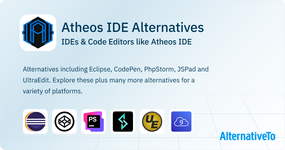 Atheos IDE Alternatives: Top 12 IDEs & Code Editors | AlternativeTo