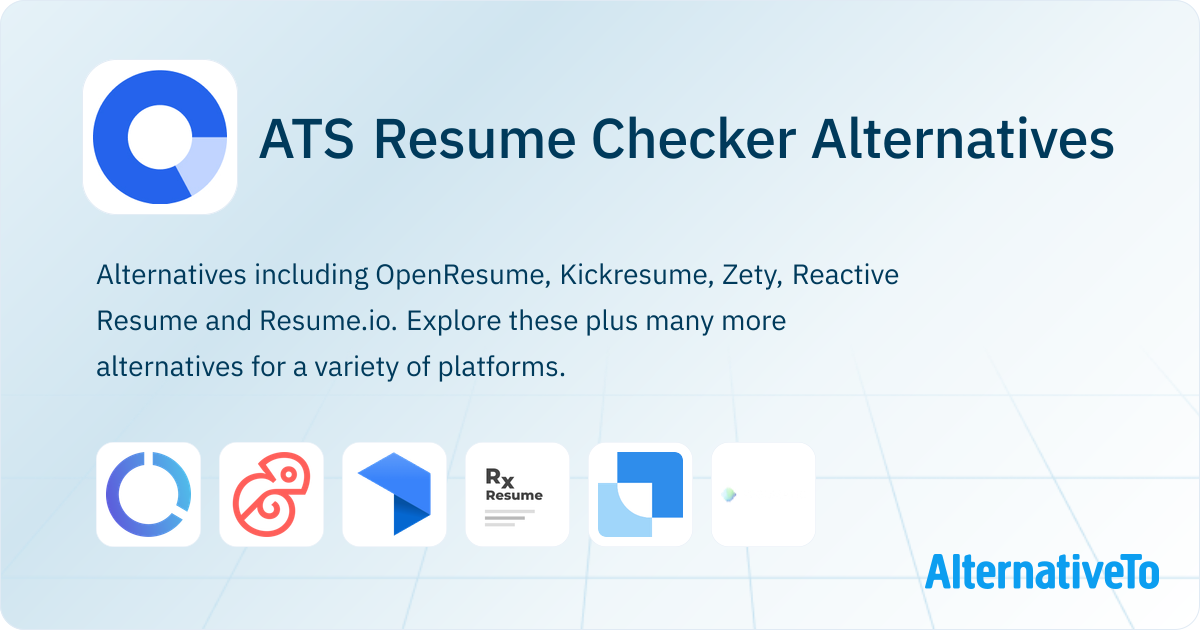 ATS Resume Checker Alternatives - Explore Similar Sites & Apps ...