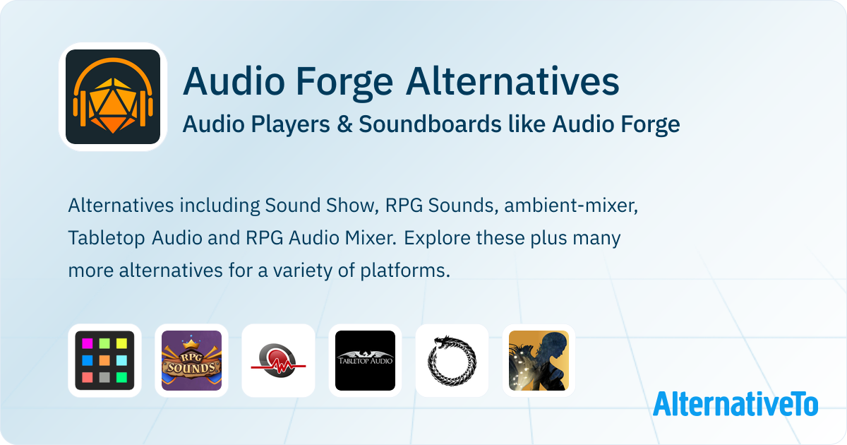Audio Forge Alternatives: Top 11 Audio Players & Soundboards ...