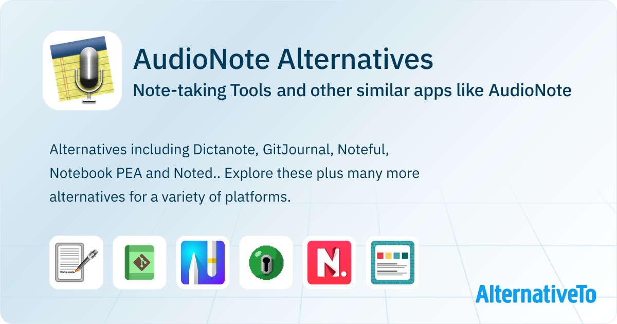 AudioNote Alternatives: Top 21 Note-taking Tools & Similar Apps ...