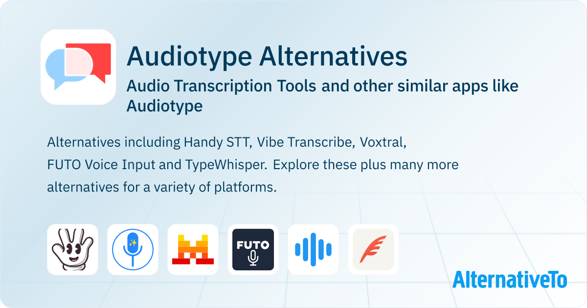 Audiotype - Audio & Video Transcription Alternatives: Top 12 Audio ...