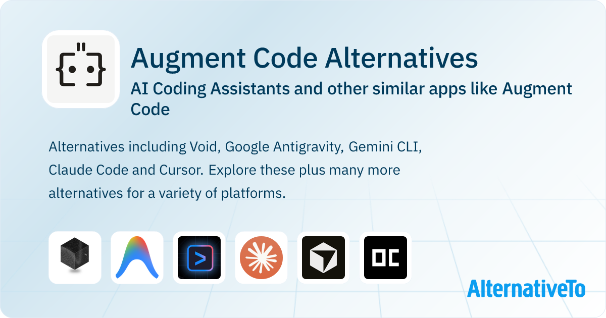 Augment Code Alternatives: Top 12 AI Coding Assistants & Similar Apps ...