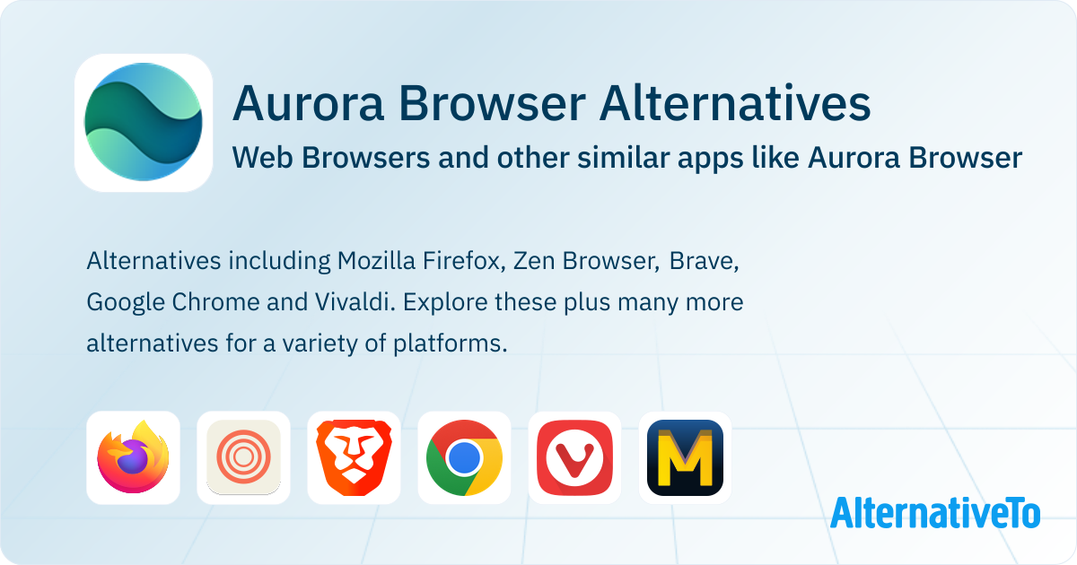 Aurora Browser Alternatives: Top 12 Web Browsers & Similar Apps ...