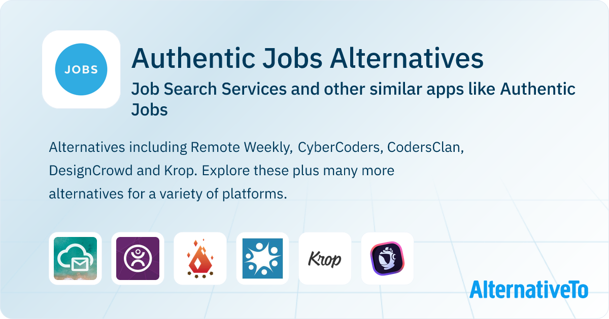 Authentic Jobs Alternatives: Top 6 Job Search Services & Similar ...