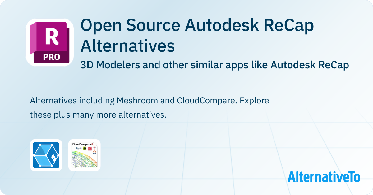 Open Source Autodesk ReCap Alternatives: Top 2 3D Modelers & Similar ...