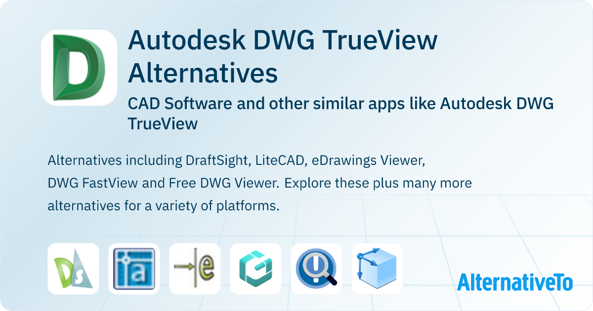 Autodesk DWG TrueView Alternatives: Top 12 CAD Software & Similar Apps ...