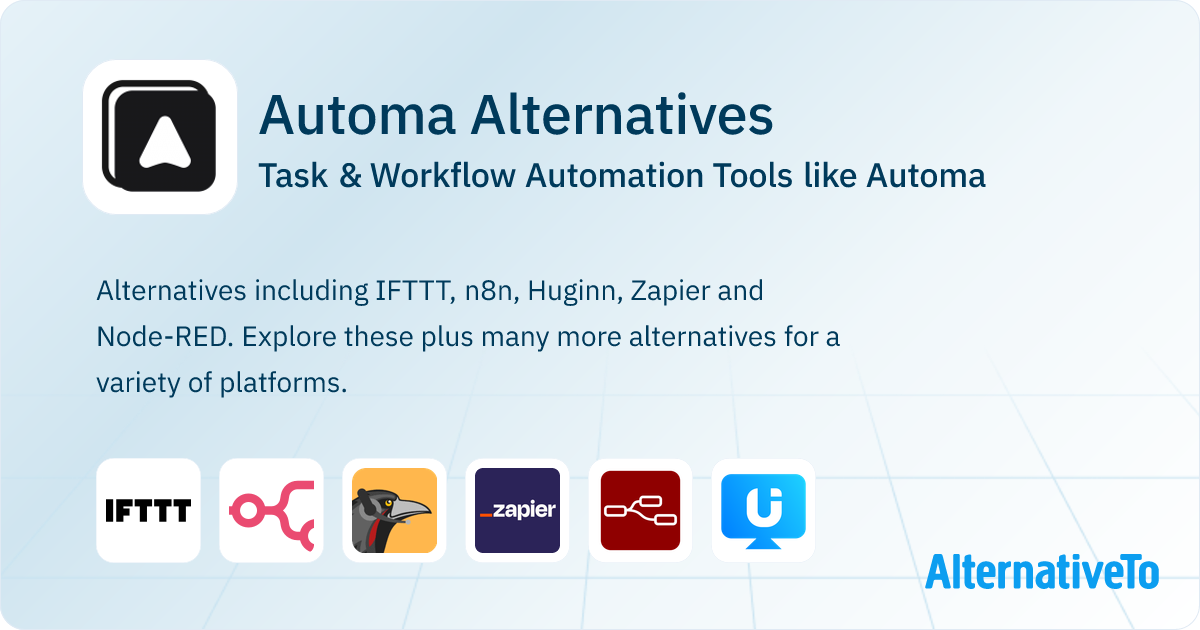 Automa Alternatives: Top 12 Task Automation Apps | AlternativeTo