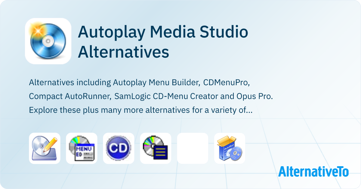 Autoplay Media Studio Alternatives - Explore Similar Software ...