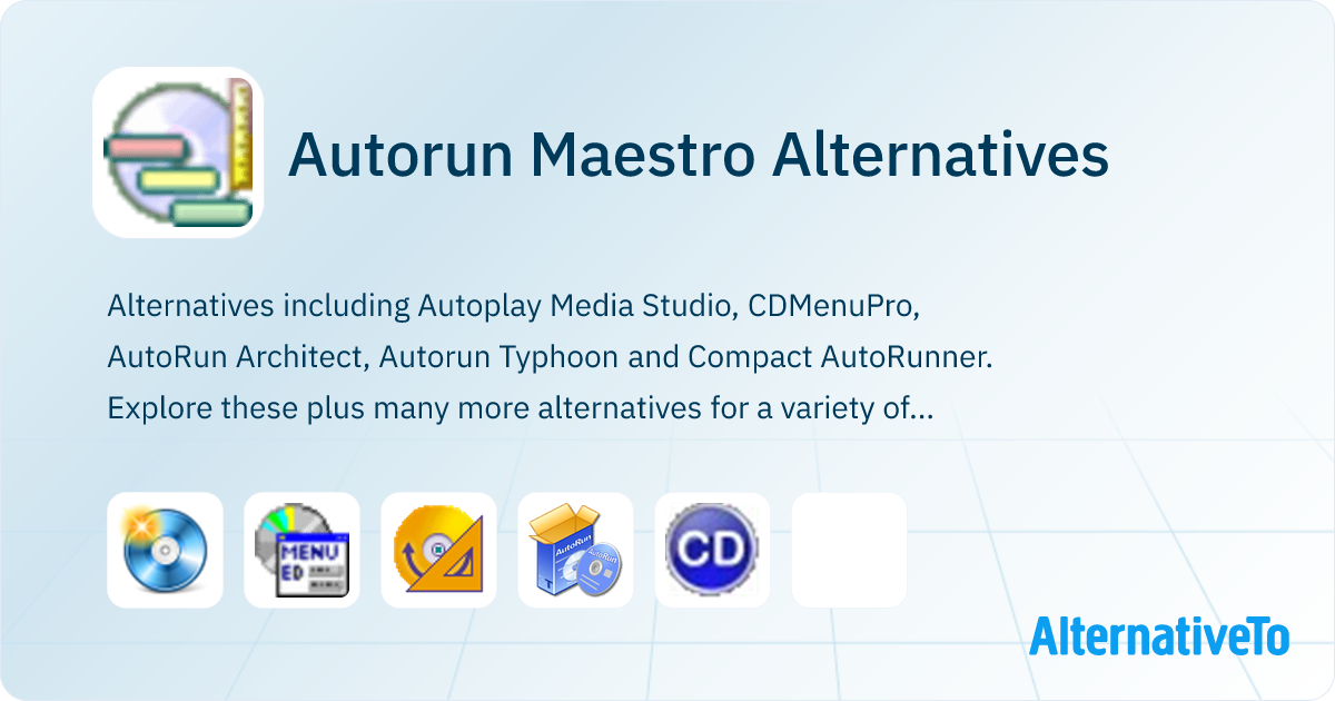 Autorun Maestro Alternatives - Explore Similar Software | AlternativeTo