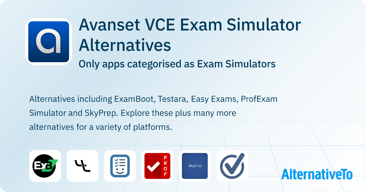 Avanset VCE Exam Simulator Alternatives: Top 9 Exam Simulators ...