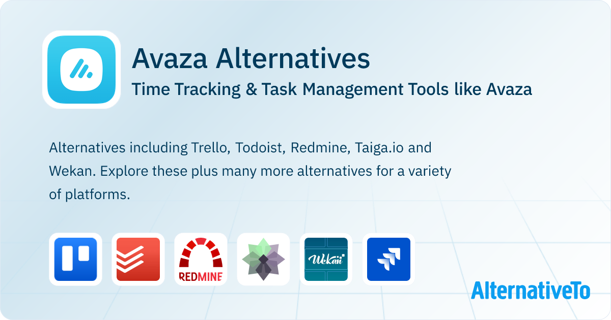 Avaza Alternatives: Top 12 Time Tracking Tools | AlternativeTo