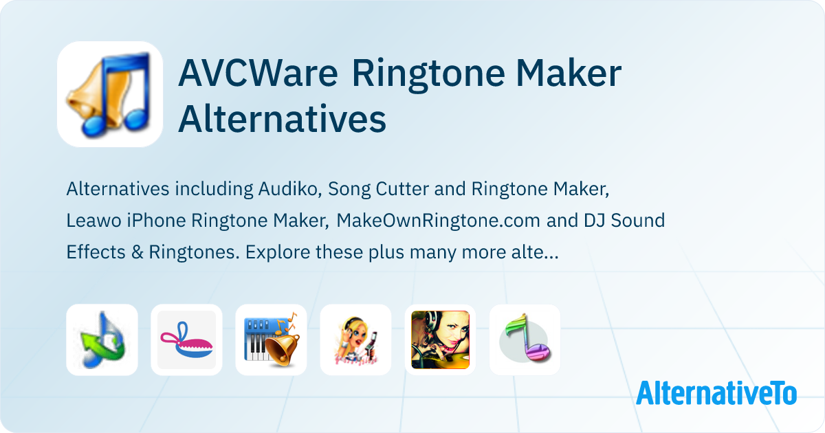 AVCWare Ringtone Maker Alternatives - Explore Similar Software ...