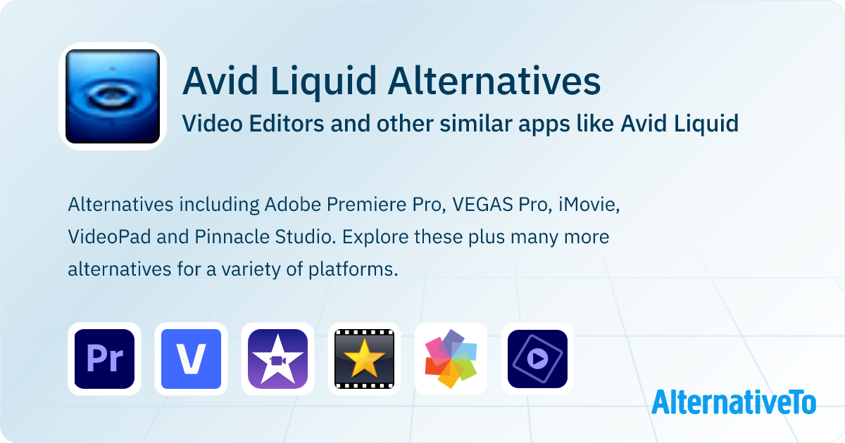Avid Liquid Alternatives: Top 15 Video Editors & Similar Apps ...