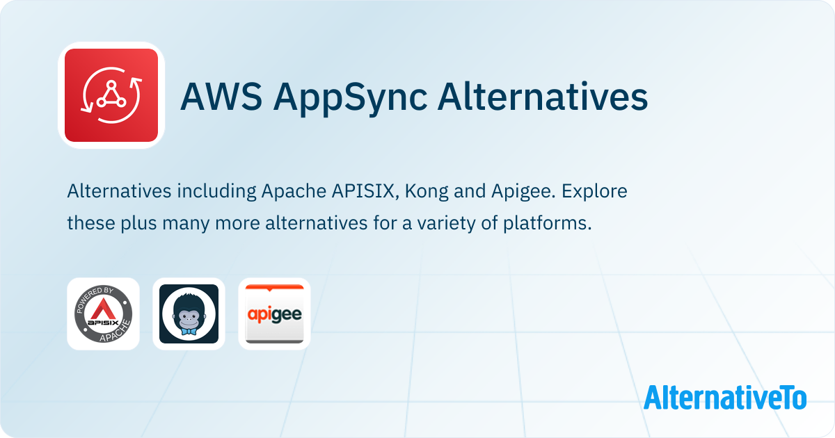 AWS AppSync Alternatives - Explore Similar Sites & Apps | AlternativeTo