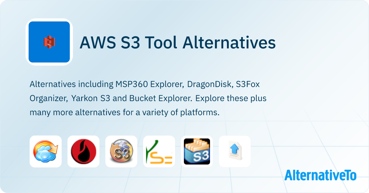 AWS S3 Tool Alternatives - Explore Similar Software | AlternativeTo