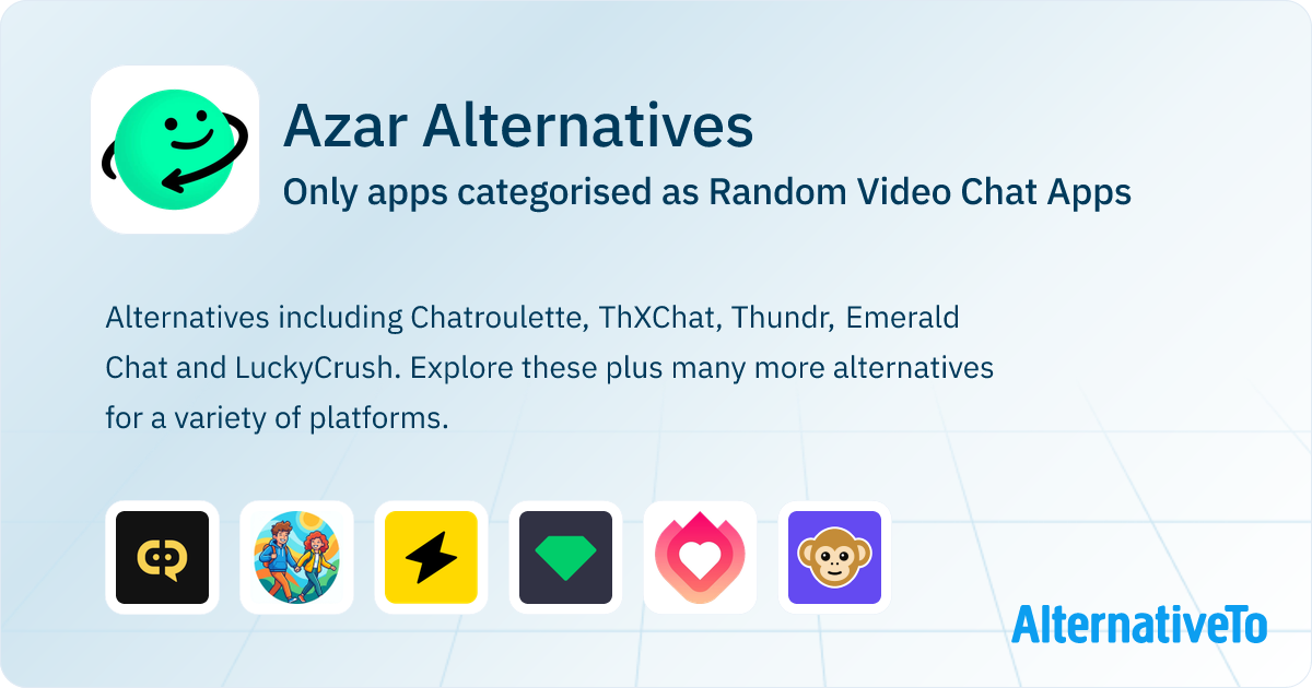 Azar Alternatives: Top 12 Random Video Chat Apps | AlternativeTo