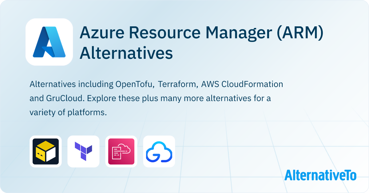Azure Resource Manager (ARM) Alternatives - Explore Similar Apps ...