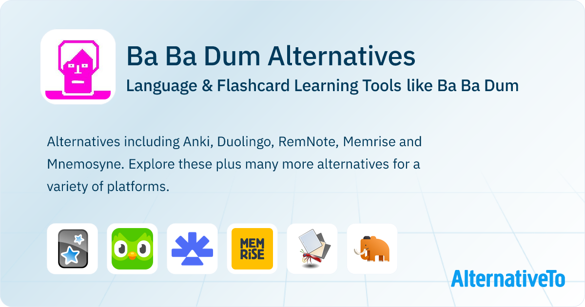 Ba Ba Dum Alternatives: Top 12 Language Learning Tools | AlternativeTo