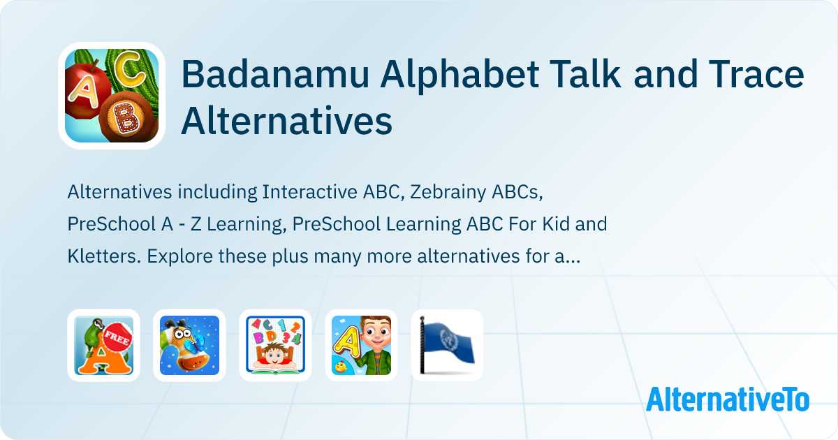 Badanamu Alphabet Talk and Trace Alternatives - Explore Similar Apps ...