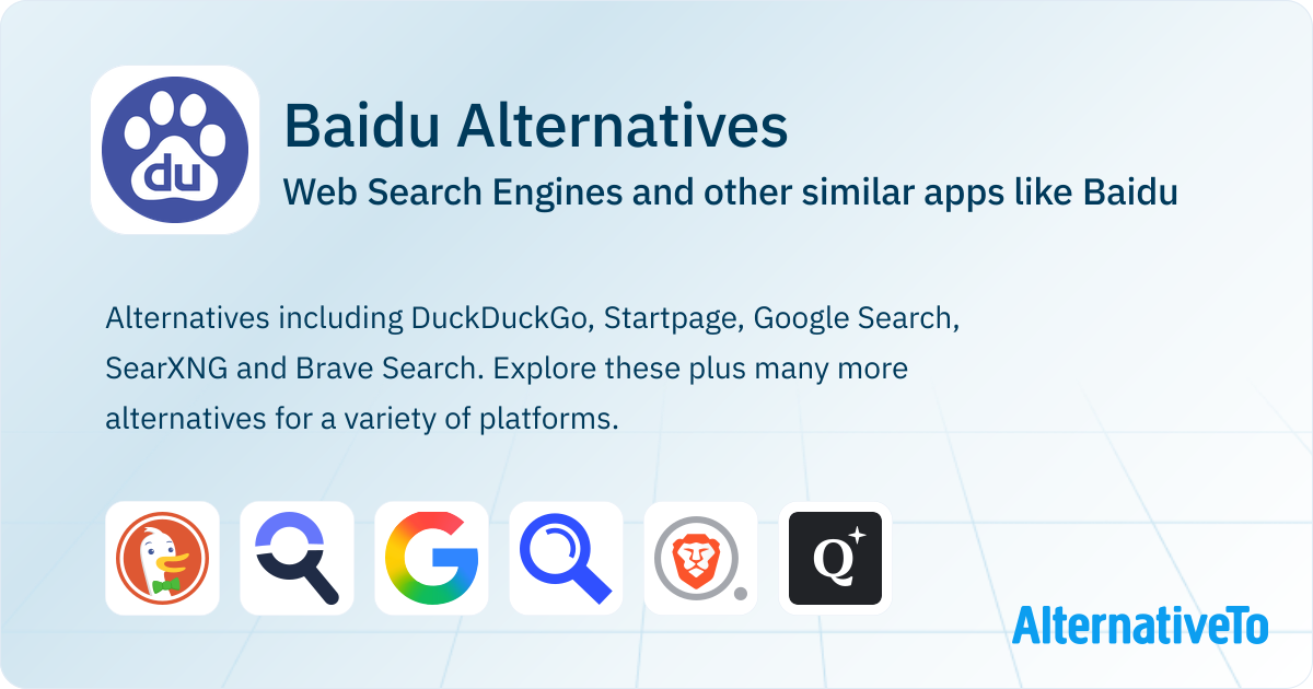 Baidu Alternatives: Top 12 Web Search Engines & Similar Websites ...