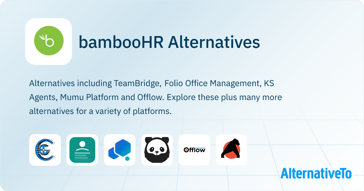 bambooHR Alternatives - Explore Similar Sites & Apps | AlternativeTo