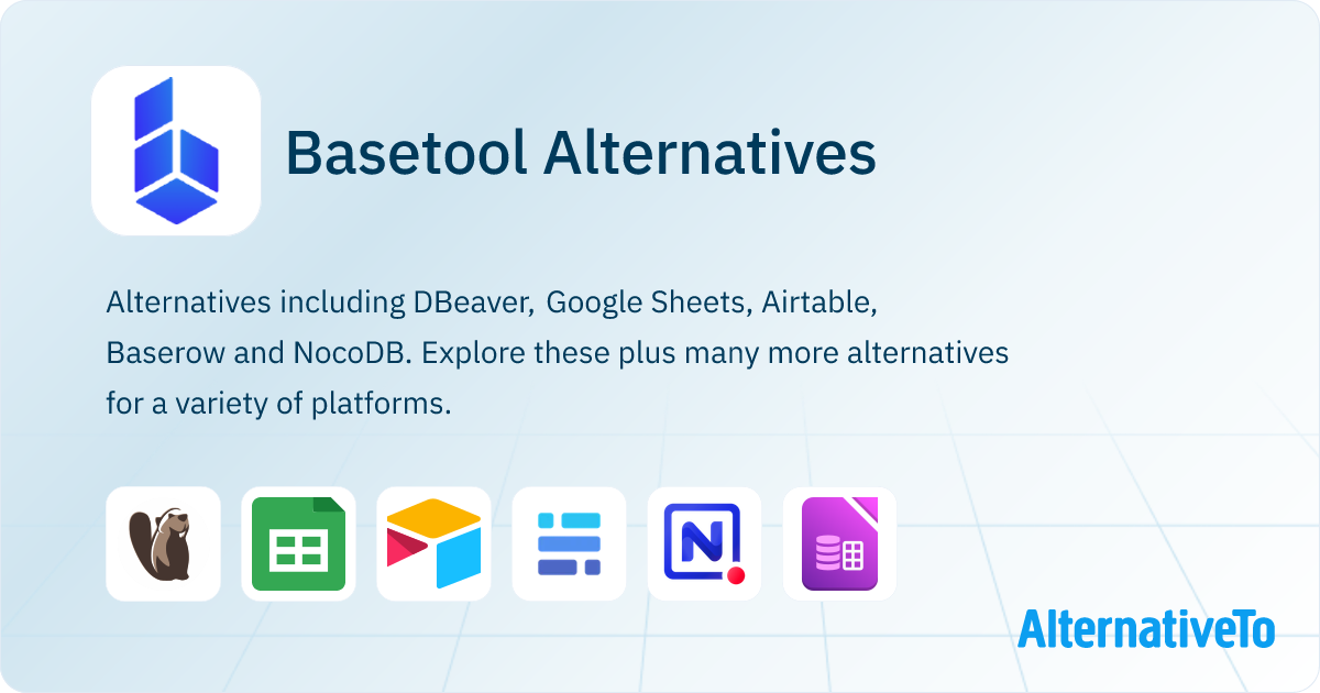 Basetool Alternatives - Explore Similar Sites & Apps | AlternativeTo