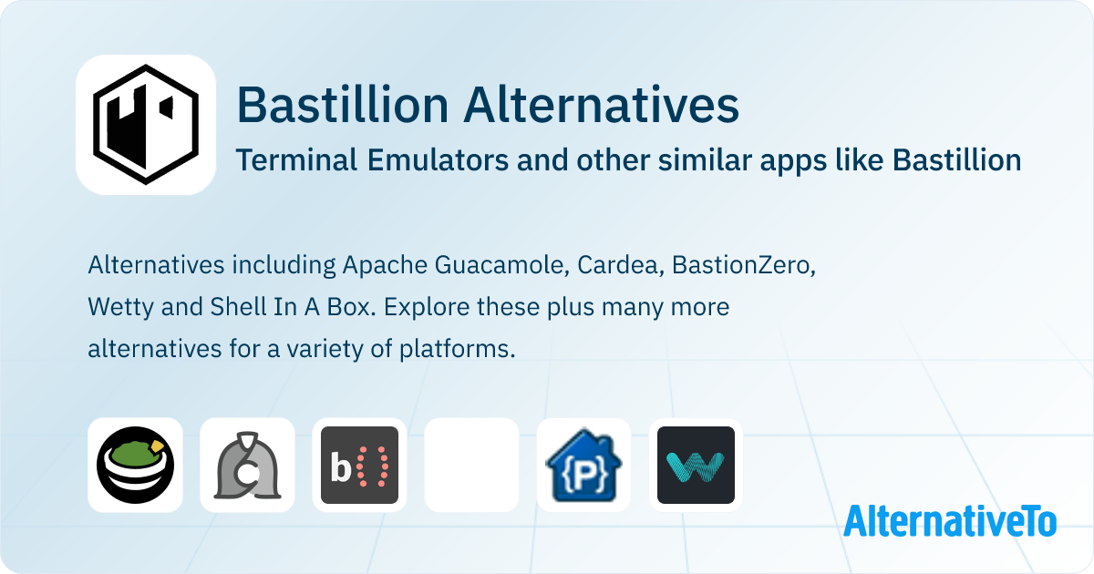 Bastillion Alternatives: Top 12 Terminal Emulators & Similar Apps ...