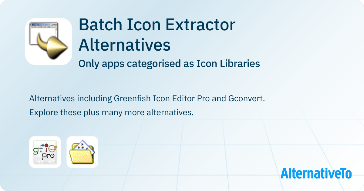 Batch Icon Extractor Alternatives: Top 2 Icon Libraries | AlternativeTo