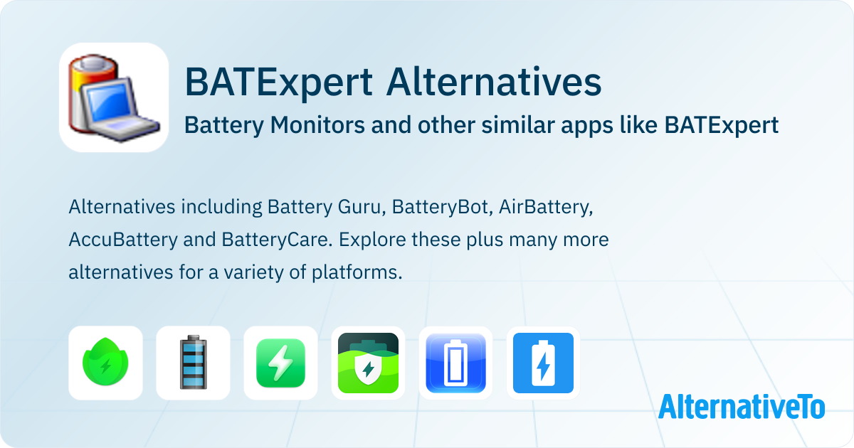 BATExpert Alternatives: Top 12 Battery Monitors & Similar Apps ...