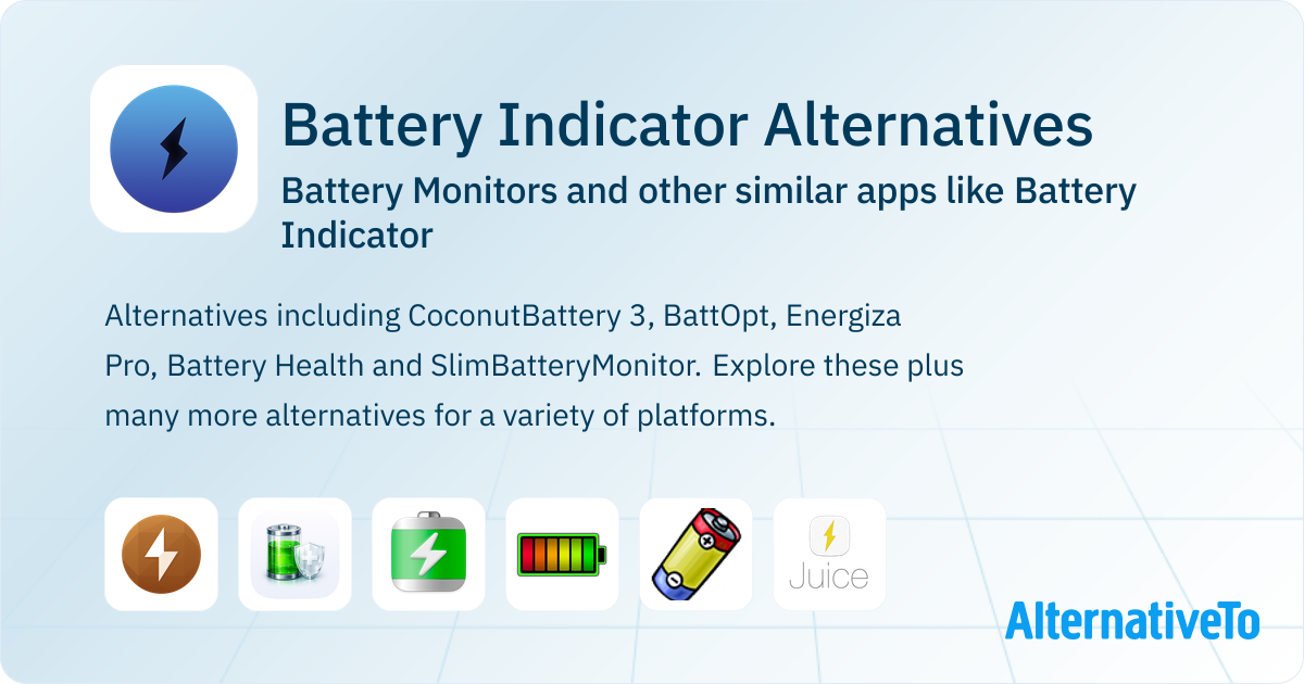 Battery Indicator Alternatives: Top 6 Battery Monitors & Similar Apps ...