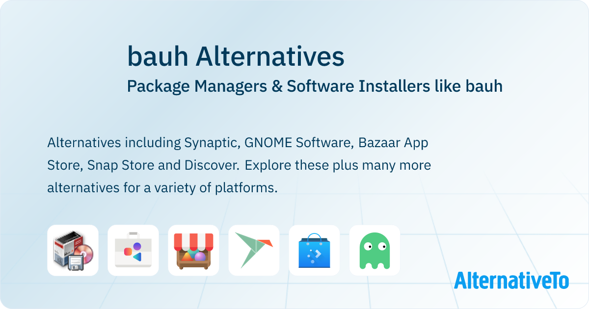 bauh Alternatives: Top 21 Package Managers | AlternativeTo